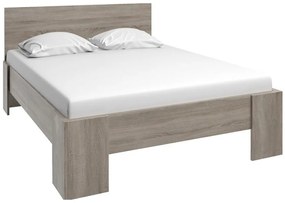 Postel COLORADO L-1, 160x200, dub Truflový (šedý dub sonoma)