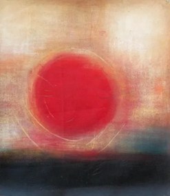 Rudé slunce - 120 x 90 cm