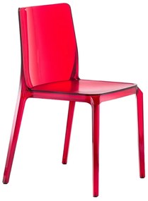 OnaDnes -20% Pedrali Červená plastová jídelní židle Blitz 640