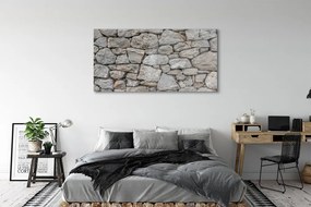 akrylový obraz Kamenná zeď wall 140x70 cm