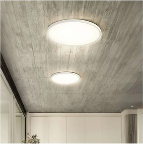 LED stropní světlo s dálkovým ovládáním Estela Low UGR - průměr 50 cm, bílá