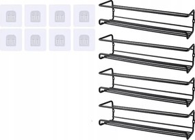 Navíc Nástěnný Regál Na Koření, Organizér Na Koření, Bez Vrtání