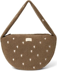 Studio Noos Taška Cross Body Teddy Brown Hearts