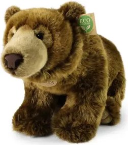 RAPPA Plyšový medvěd hnědý 47 cm / ECO-FRIENDLY / od 0 měsíců