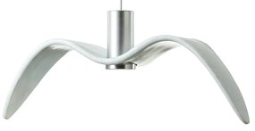Brokis PC1113 Night Birds Exterior, závěsné svítidlo z ručně zpracovaného skla, 6,5W LED, opal - opaktní sklo, délka 61cm, IP54