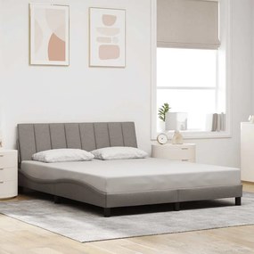 Rám postele bez matrace Hanko taupe 160 x 200 cm textil 3310402