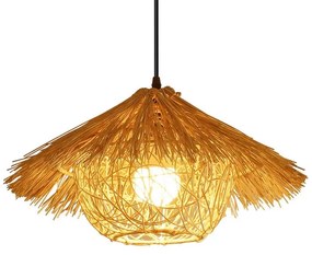 Toolight Natural, stropní závěsné svítidlo 1xE27 APP1636-1CP, přírodní hnědá, OSW-05109