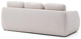 Krémová žinylková rozkládací pohovka 225 cm Laira – Kave Home