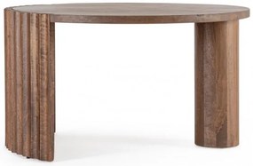 BIZZOTTO Konferenční stolek ORISSA hnědý ø80 cm 0747232