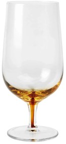 Broste Sklenice na pivo Amber Glass 500 ml, oranžová barva, sklo