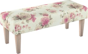 Dlouhá lavička 100x40cm barva vícebarevná látka vzorované