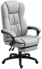 Kancelářská židle Vinsetto s masážní funkcí, ergonomická kancelářská židle s funkcí polohování, výškově nastavitelná manažerská židle s funkcí otáčen…