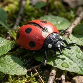 RAPPA Figurka Slunéčko sedmitečné / Hmyz / 5 cm / plast