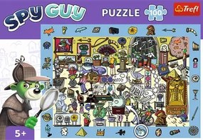 Trefl - Puzzle - Puzzle s hledáním obrázků Spy Guy: Muzeum / 100 dílků