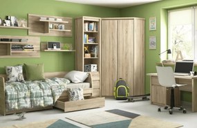 Postel 2S NORTY TYP 28 90x200, dub sonoma Kondela 0000394696