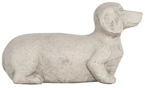 Zahradní dekorace pes Jezevčík – 24x9x13 cm