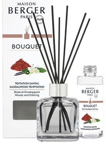 Maison Berger Paris Aroma difuzér Cube + náplň Pokušení santalového dřeva 100 ml 7692