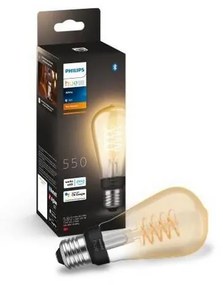 Philips | LED Stmívatelná žárovka Philips Hue WHITE FILAMENT ST64 E27/7W/230V 2100K | P5183