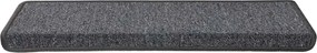 Schodové rohože 30 ks 65 x 21 x 4 cm tmavě šedé s obdélníkovým okrajem 3365777