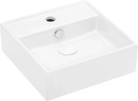 UPTrend Čtvercové keramické umyvadlo na desku/závěsné MEDUSA L TR4148, bílá lesk