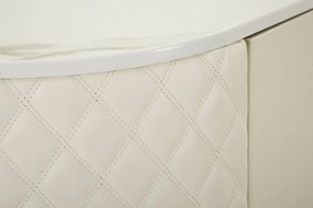 Designová komoda Pembroke 120 cm bílá