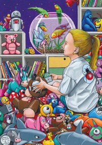 DINO Puzzle XL Pro Anežku 300 dílků 33x47cm skládačka dn472372