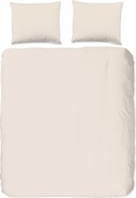 Béžové povlečení na dvoulůžko/prodloužené z bavlny Renforcé 200x220 cm Uni – Good Morning