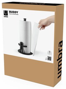 Ocelový držák na kuchyňské utěrky ø 19 cm Buddy – Umbra