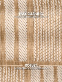 Ted Baker, Kusový koberec Ted Baker Haringey 106382 Natural White, 200x300, béžová, chodba / předsíň