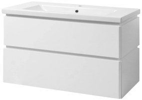 Kingsbath Lion Komo II 100 White koupelnová skříňka s umyvadlem