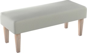 Dlouhá lavička 100x40cm barva zelená látka sametová