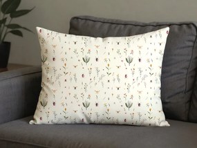 Povlak na polštář z mikrovlákna INSECTA 70x90 cm, krémový
