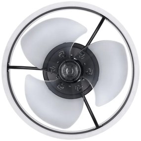 Brilagi-LED Stmívatelné svítidlo s ventilátorem LED/30W/230V 3000-6500K černá+DO