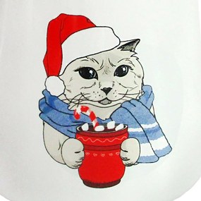 Toro Keramický hrnek Xmas Cat, 290 ml