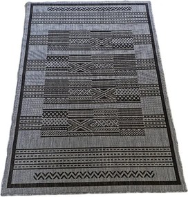 HU Šedý sisalový koberec Sizal Indian – šedý Rozměr: 40x60 cm