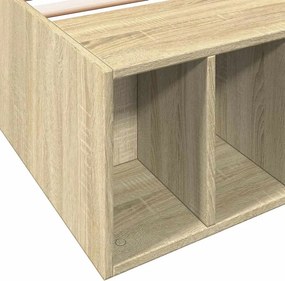 Rám postele dub sonoma 90 x 200 cm kompozitní dřevo 3280610