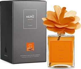Muhà Flower difuzér s dřevěnou květinou Cedro e Bergamotto Objem: 200 ml