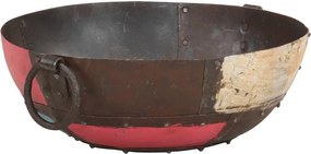 Pestrobarevná rustikální mísa na oheň Ø 40 cm železo 321945