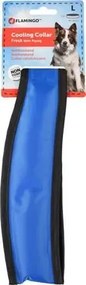 Flamingo chladicí obojek pro psy modro-černá - velikost L 49-56cm