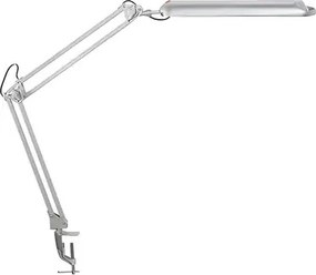 Maul Atlantic stříbrná / Stolní LED lampička s klipem / 400 lm / 6500K