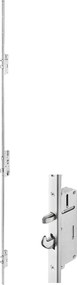 Vchodové dveře bílé 100 x 210 cm hliník a PVC 3157066