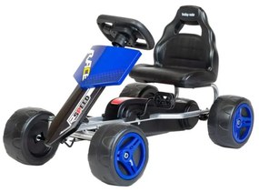 Dětská šlapací motokára Go-kart Baby Mix Speedy modrá