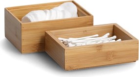 Zeller Present Úložný box, organizér do šuplíku, bambusová sada 2ks (17x12x12)
