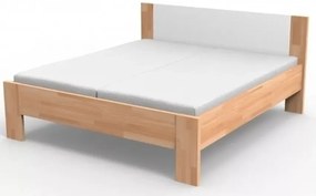 Texpol Dřevěná postel Nikoleta čalouněné čelo 210x160 Wenge