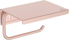 Ideal Standard ALU+ - Držák toaletního papíru s poličkou, Rose BD592RO