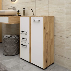 Koupelnová skříňka Fin S30 1D 30 cm dub - výběr z 4 provedení
