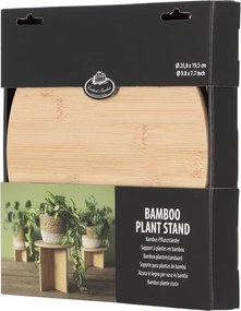 Bambusový stojan na květiny ø 25 cm (výška 19,5 cm) – Esschert Design
