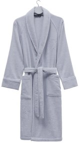 Modalový unisex župan DELUXE Světle modrá XXL