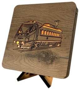 Li-Go "Pendolino" lampa 19x19cm provedení povrchu: dub světlý