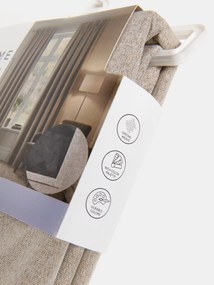 Sinsay - Sada zatemňovacích závěsů na řasící pásce 2 pack - béžová